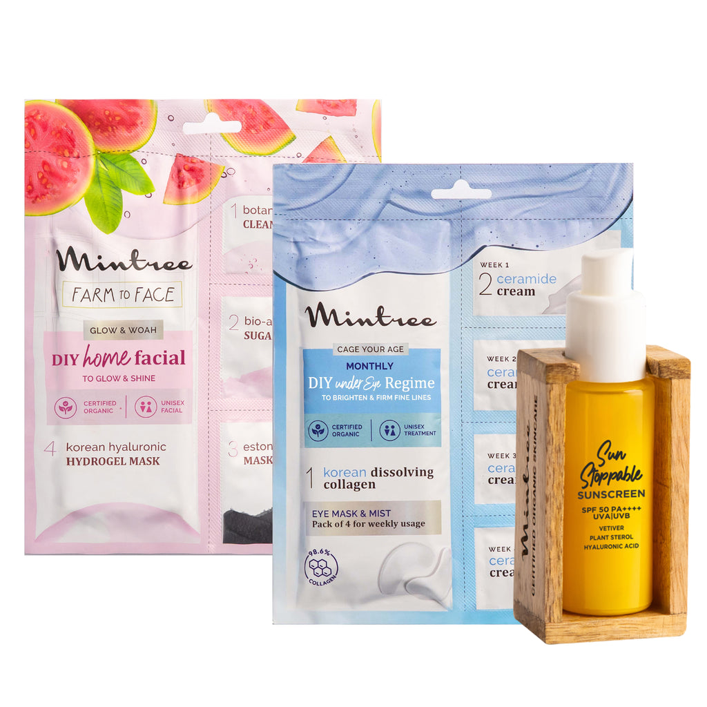 Guava, Eye Mask & Sunscreen