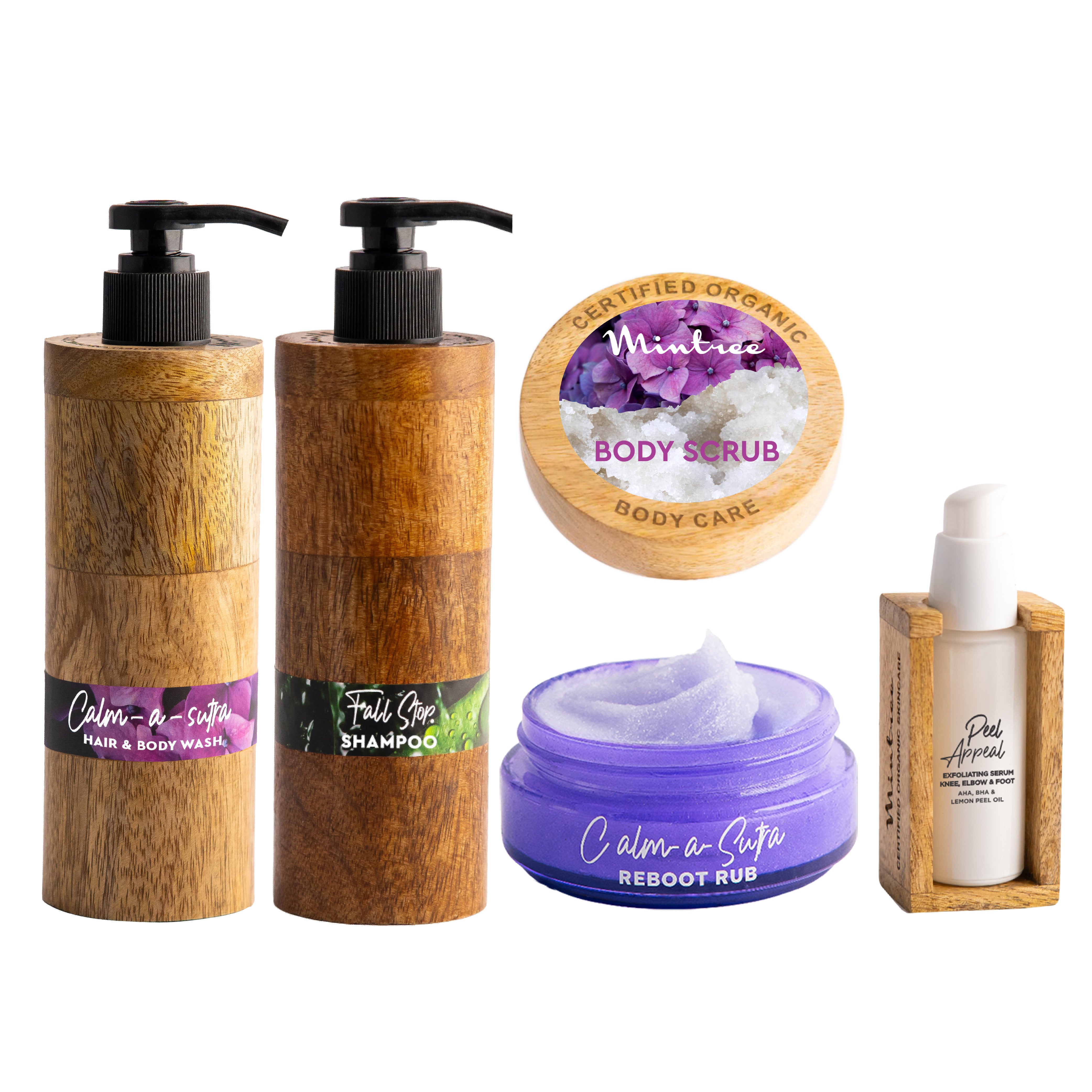 Floral Body Wash, Body Scrub, Shampoo & Peel Appeal – Mintree