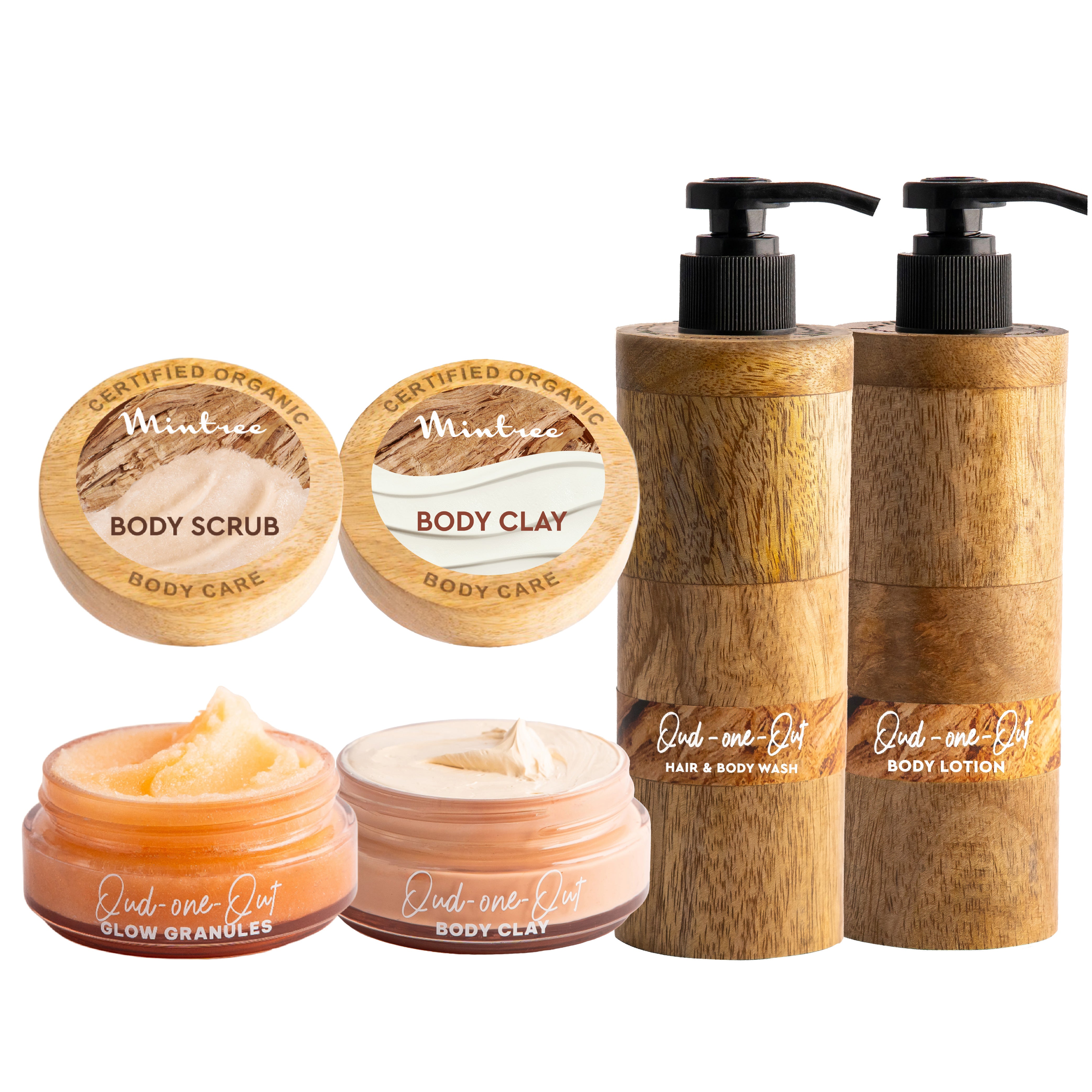 Oud Body Mask, Body Scrub, Body Lotion & Body Wash – Mintree