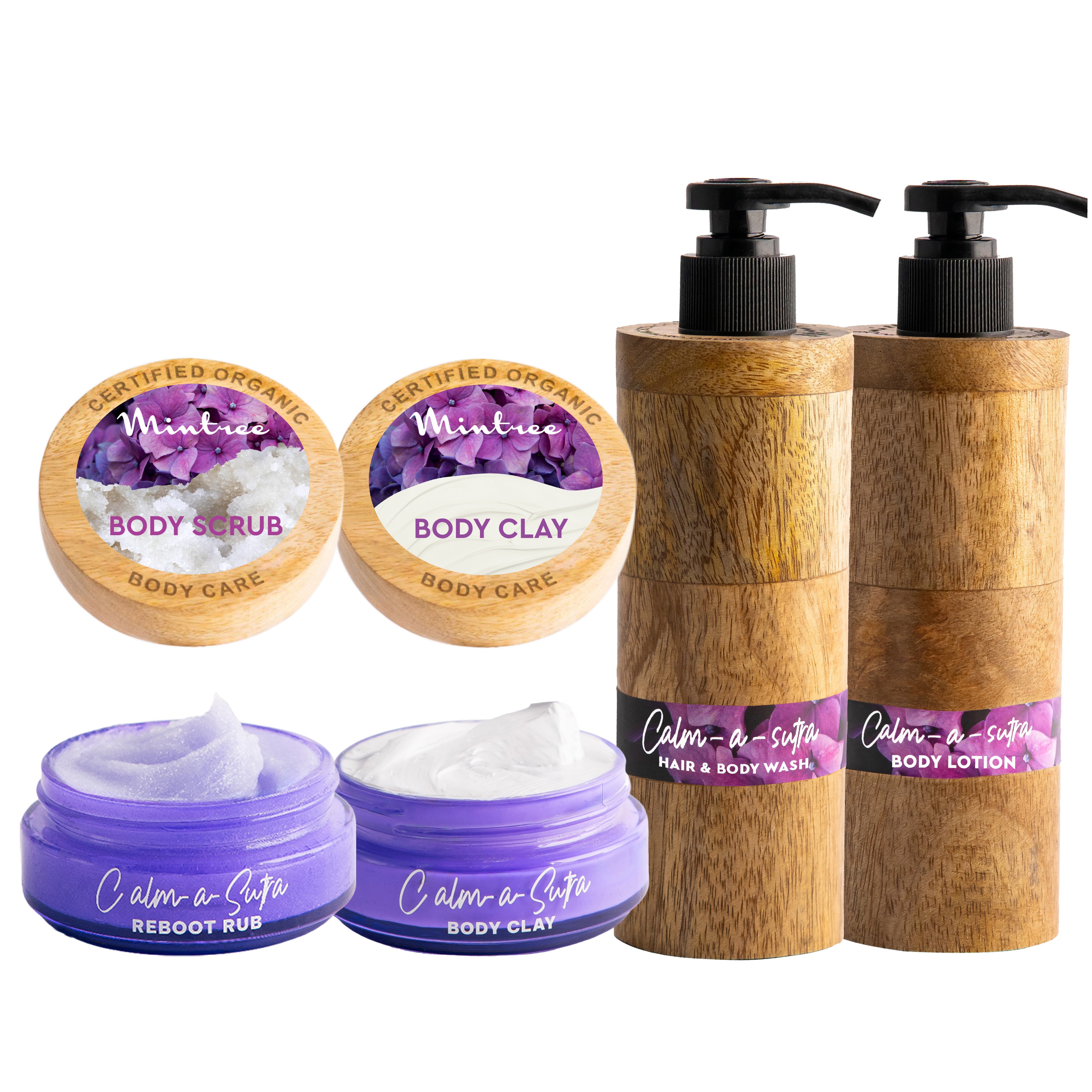 Floral Body Mask, Body Scrub, Body Lotion & Body Wash – Mintree